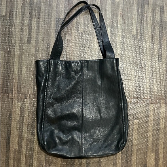 margot | Bags | Margot Black Leather Tote Bag | Poshmark